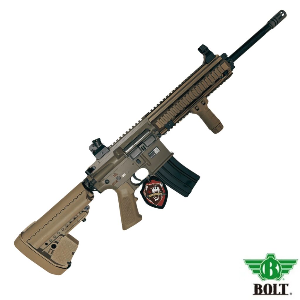 BOLT HK416 DEVGRU EXT BRSS Carbine Gerçekçi Tepmeli Tan AEG Airsoft ...